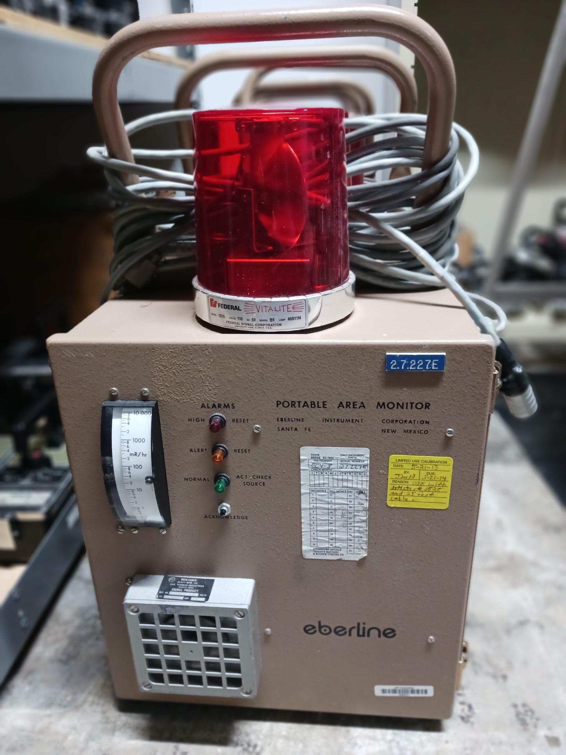 EBERLINE EC4-3 PORTABLE AREA MONITOR | Eberline – CHPConsultants
