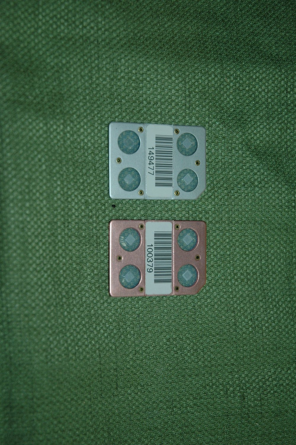 Harshaw Model 8801n (Type 7776) 4-element TLD Card with 3.6 ...