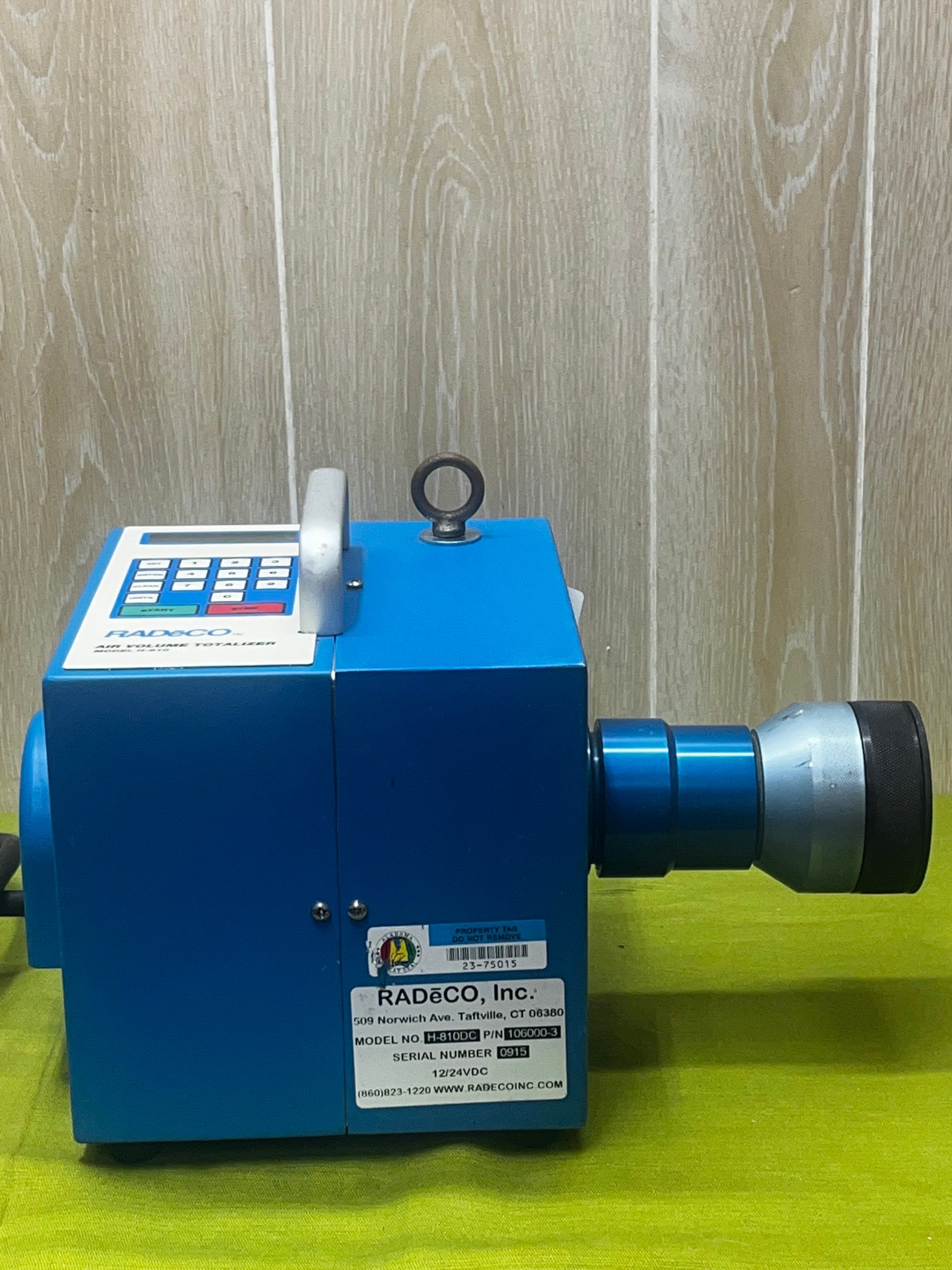 Radeco Air Volume Totalizer, Model H-810DC | RADeCO – CHPConsultants